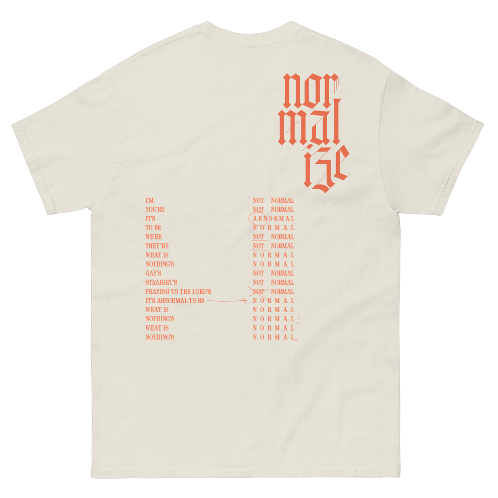 Normalize Tee - Beige