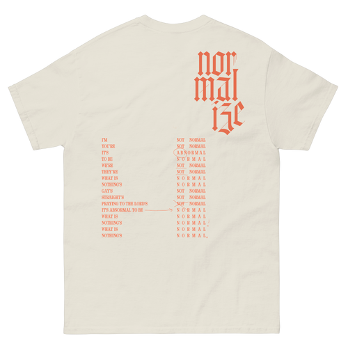 Normalize Tee - Beige